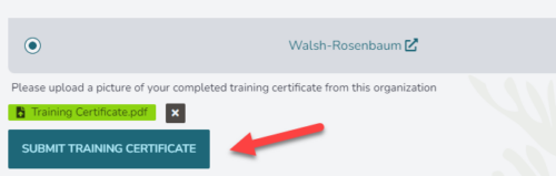 How To - Upload Training Certificate - California Peer Certification