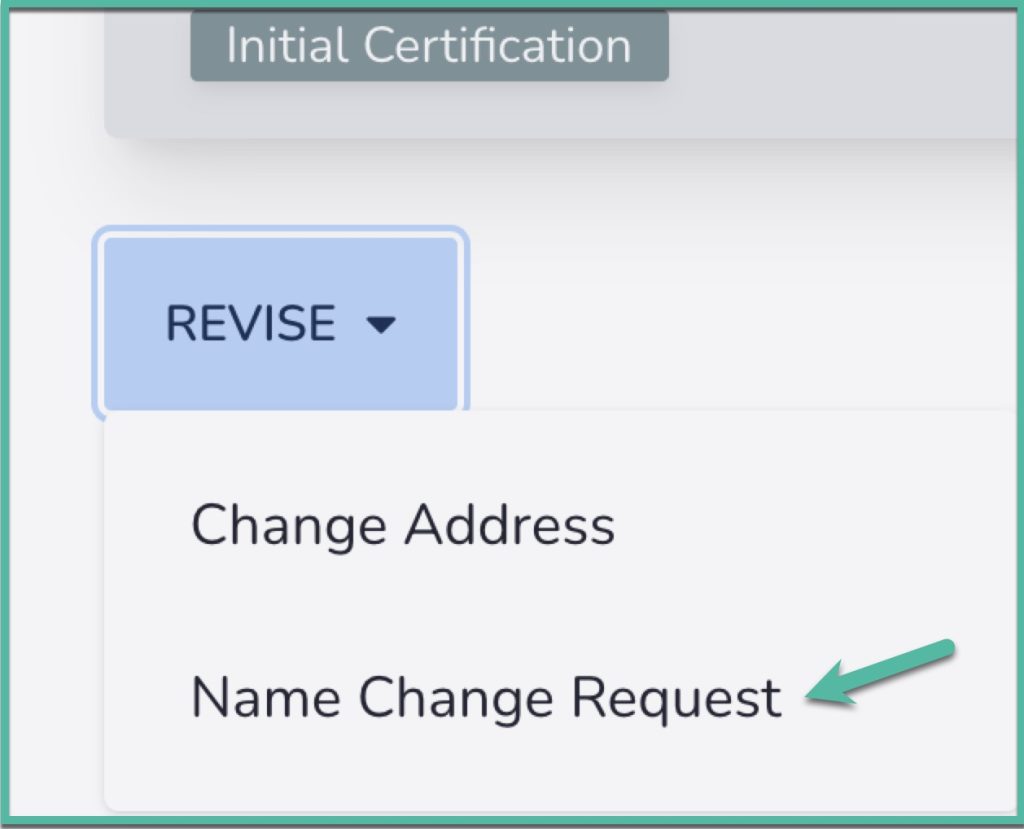 How To - Request Legal Name Change - California Peer Certification