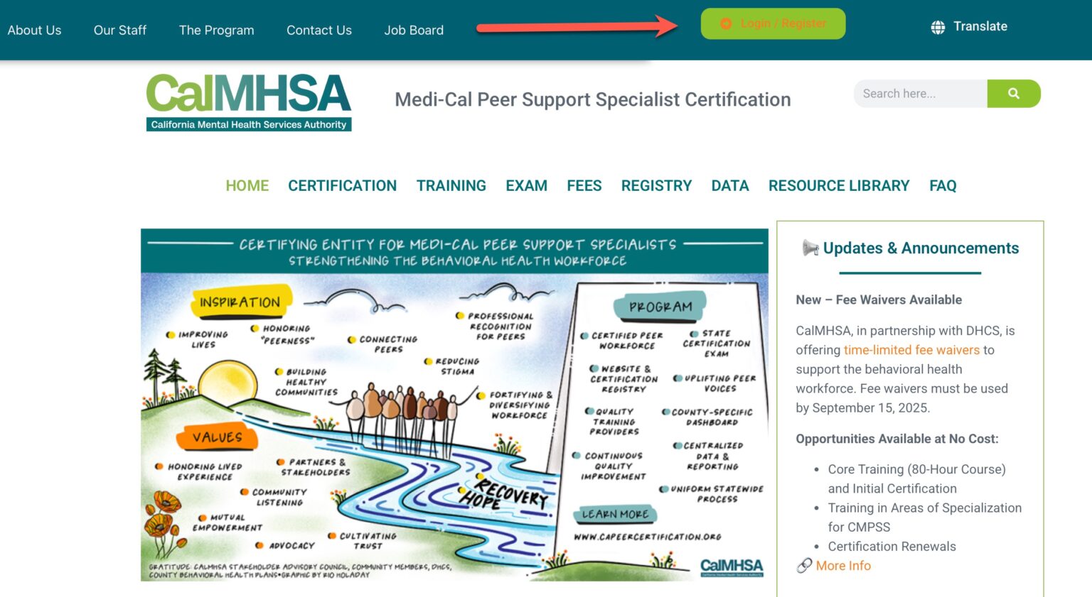 How To - Certification Renewal - California Peer Certification